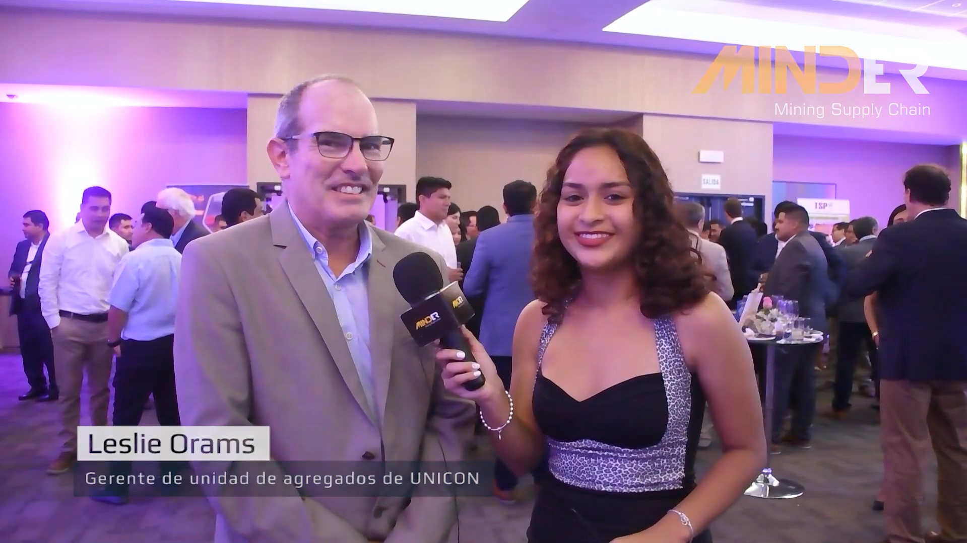Leslie Orams (Unicon): "Tenemos 25 años de experiencia haciendo agregados" Minder Actualidad Minera