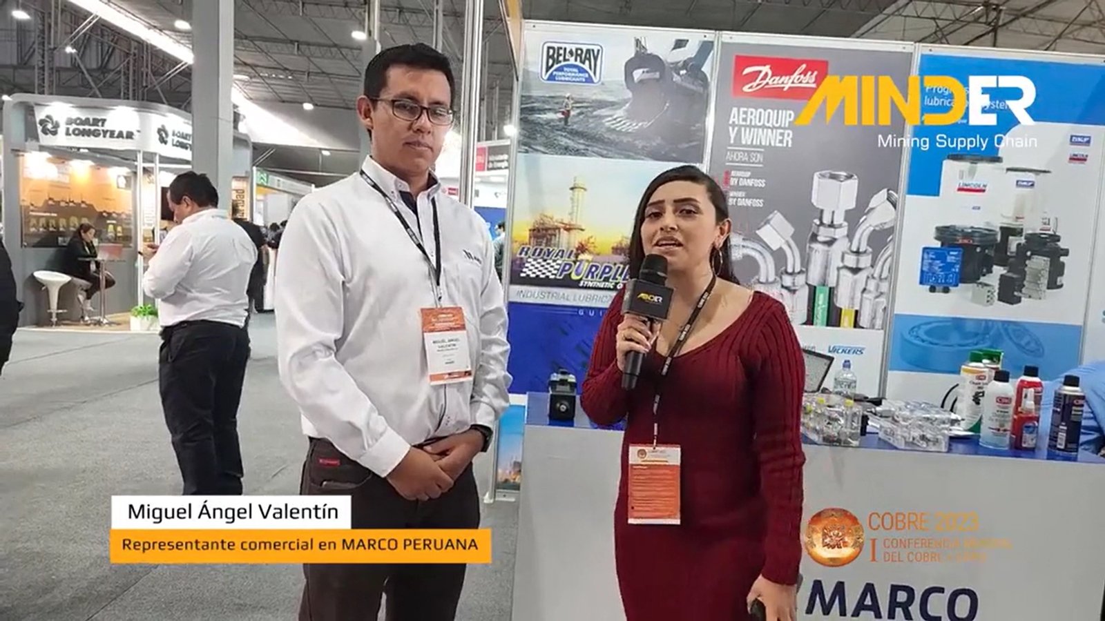 Marco Peruana: Exhibición de soluciones en Expocobre 2023 Minder ...