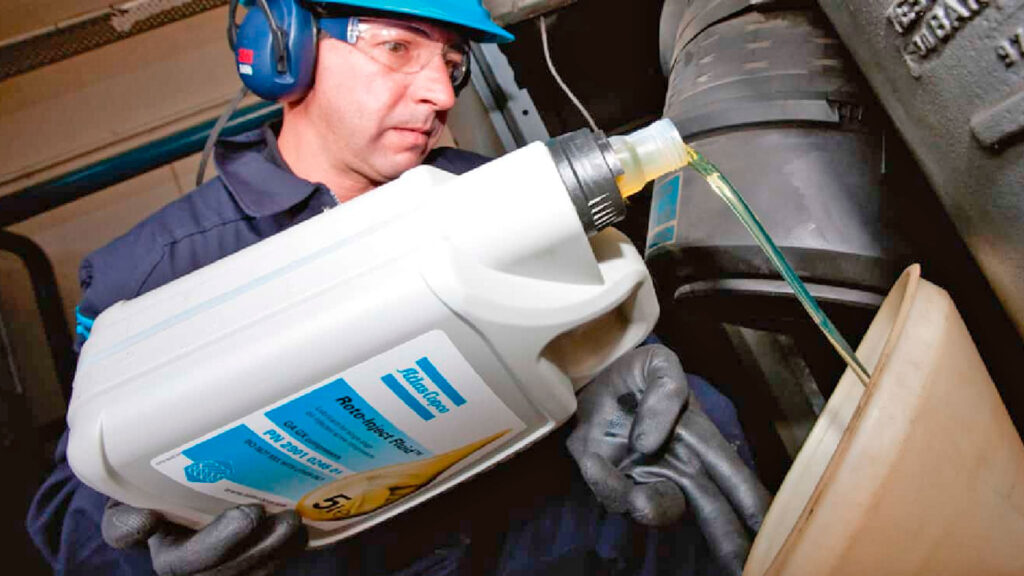 Roto Inject Fluid NDURANCE de Atlas Copco, lubricante mineral de alta ...